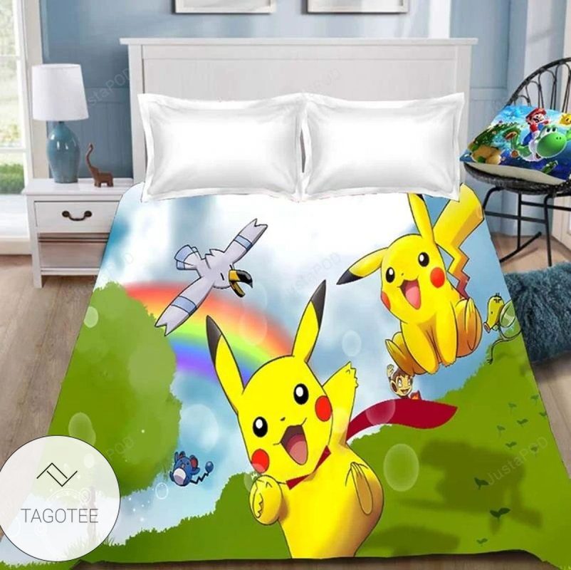 Anime Cartoon Pokemon Pikachu Children Bedding Set - Hot Sale 2025