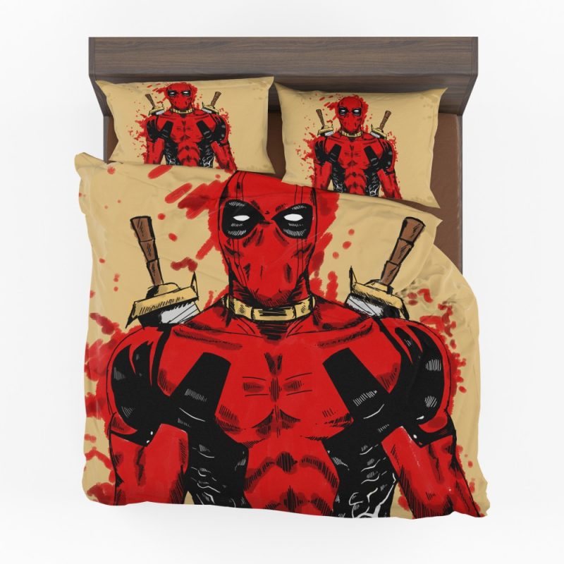 Deadpool Marvel Comics Art Bedding Set - Hot Sale 2024