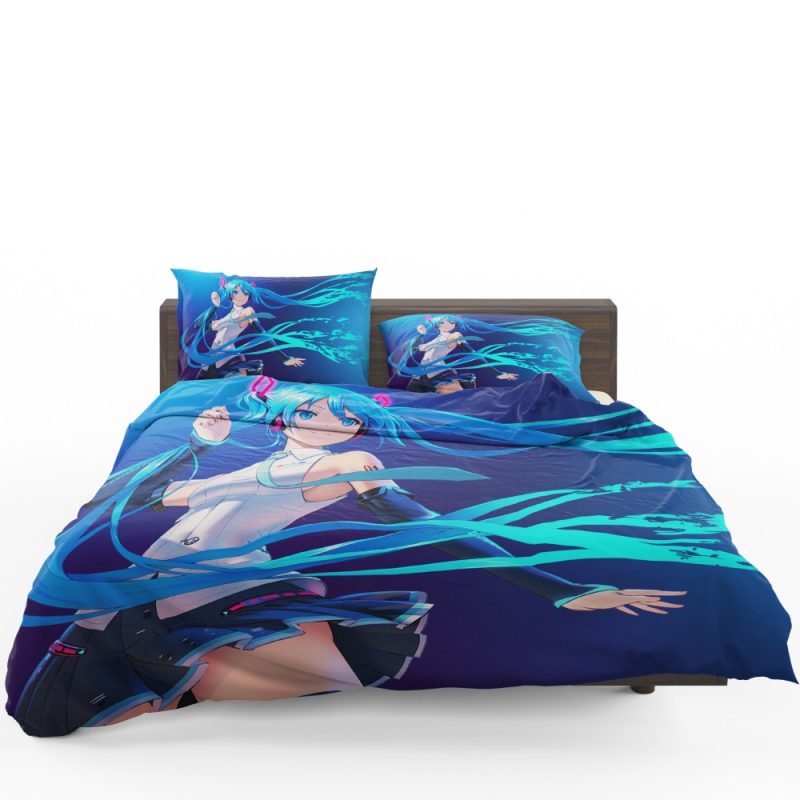 Hatsune Miku Anime Girl Vocaloid Long Hair Bedding Set - Hot Sale 2025
