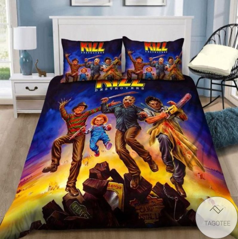 Kill Destroyers Horror Movie Characters Bedding Set - Hot Sale 2025