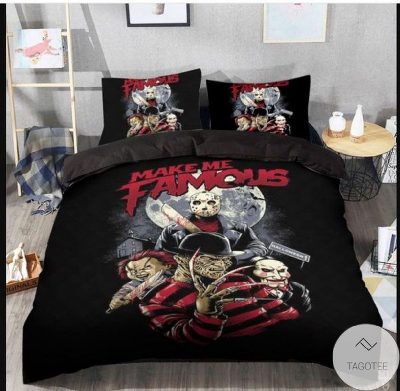 Make Me Famous Horror Movie Characters Bedding Set - Hot Sale 2025