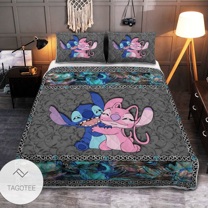 Stitch Couple Quilt Bedding Set - Hot Sale 2025